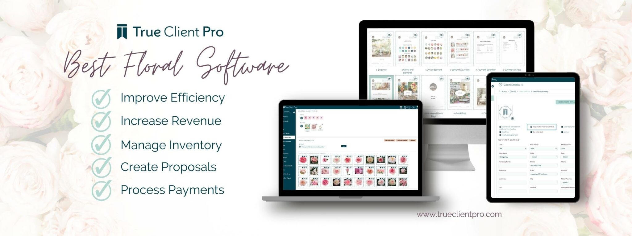 What Are The Benefits of Floral Design Software - True Client Pro